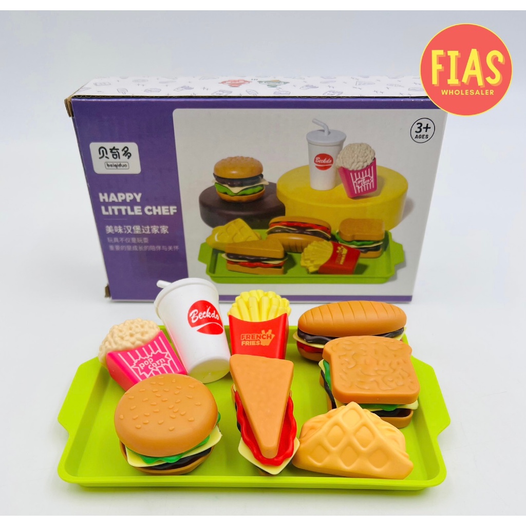 Happy Little Chef Toy 27 parts A528 | Shopee Philippines