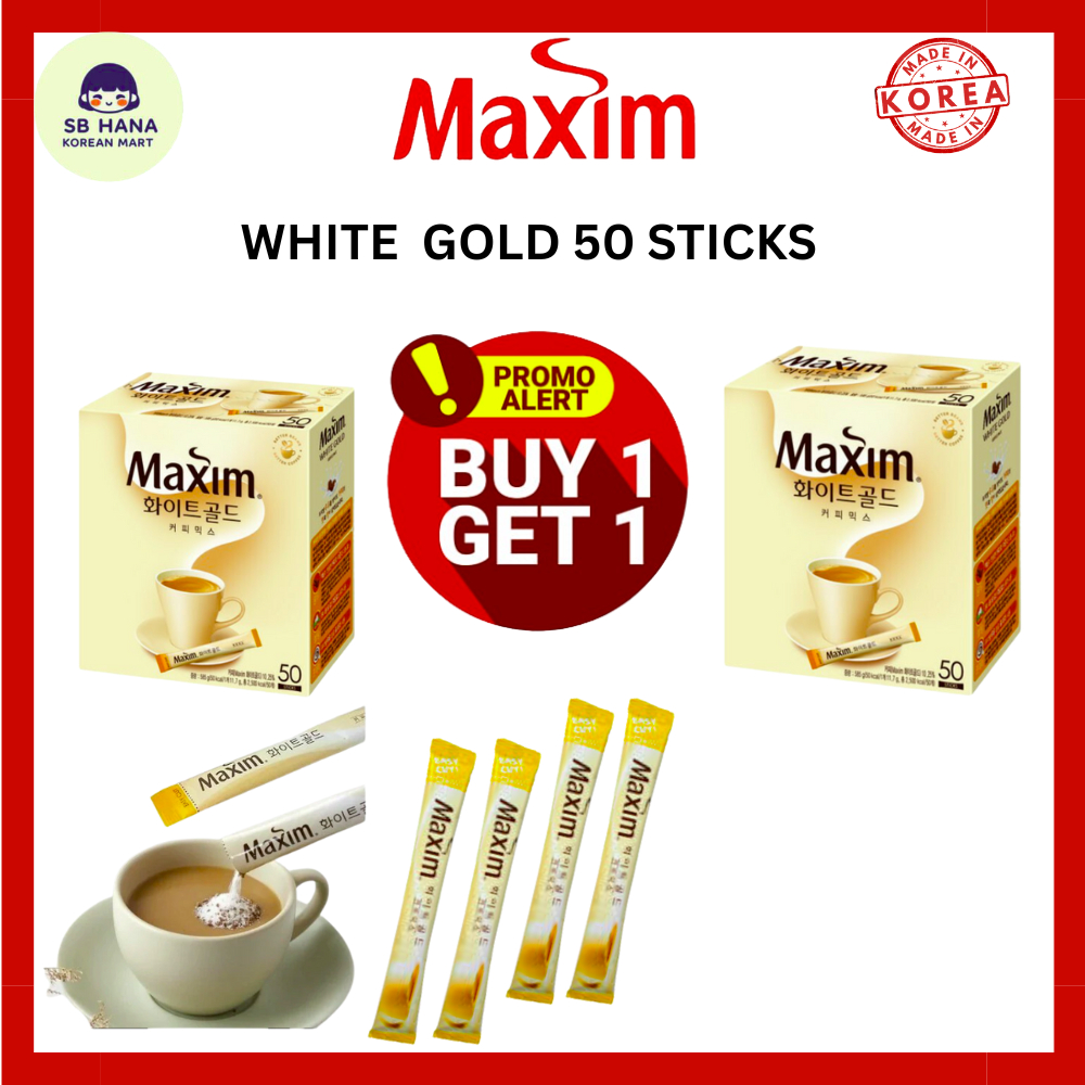 Maxim White Gold Korean Coffee Mix 585g (50s + 50s) | Shopee Philippines