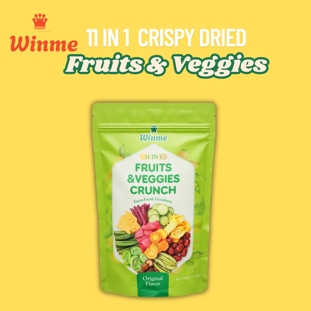 Winme Dried Mixed Fruits And Vegetable Crisp Assorted Snack 11 in 1 ...