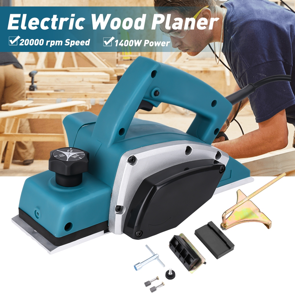 Original Electric Wood Planer for Woodworking 1400W Planer Power Tool ...