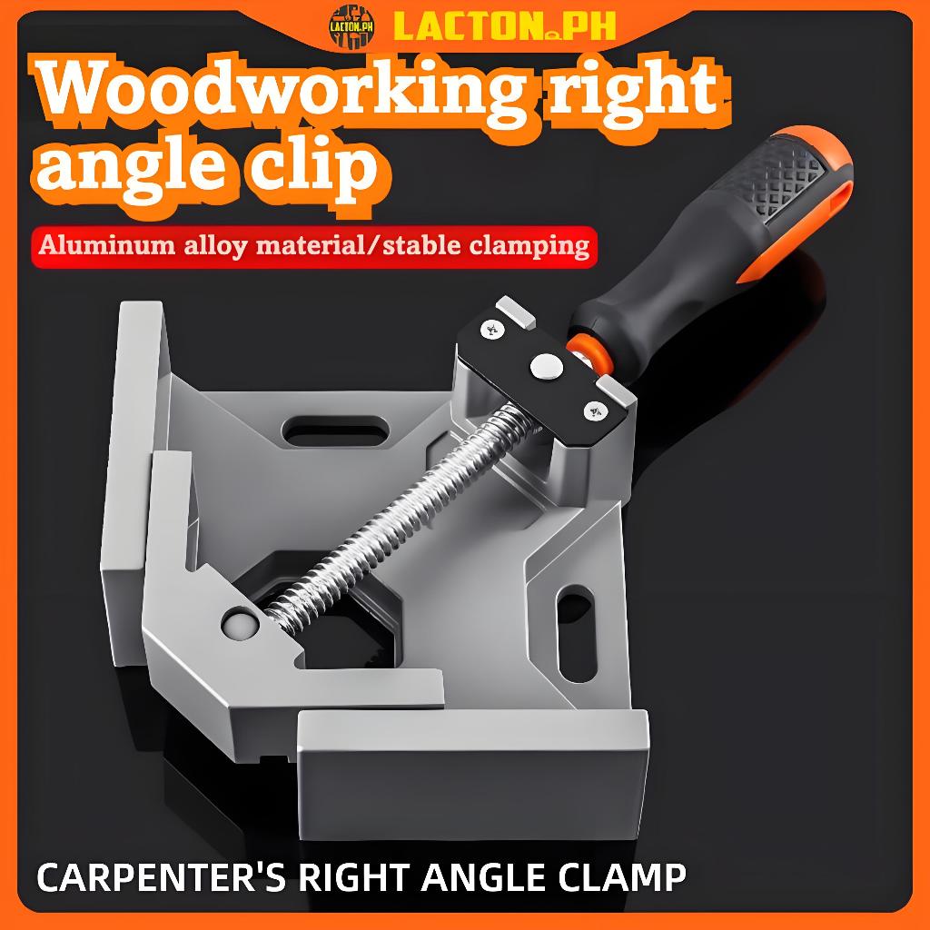 90°Angle Clamp for Woodworking Wood Corner Clamps with Adjustable Swing ...