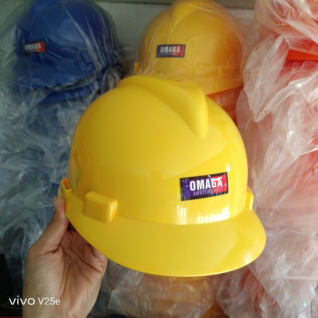 50pcs Omaga hardhat bulk order complete set | Shopee Philippines