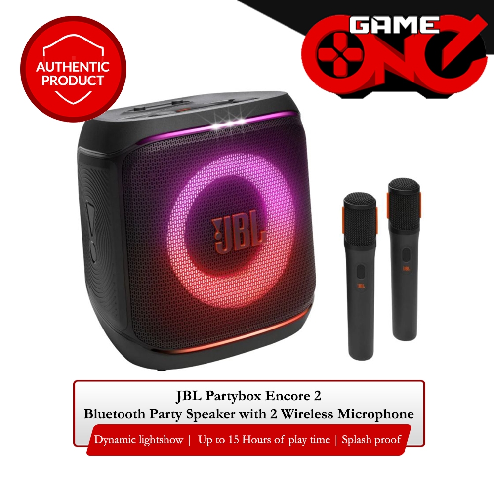 JBL Partybox Encore 2 Bluetooth Party Speaker with 2 Wireless Microphone | Shopee Philippines