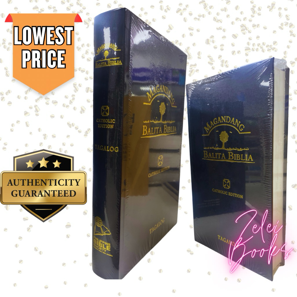 Hardbound MBB Magandang Balita biblia bible Tagalog XL size big font ...