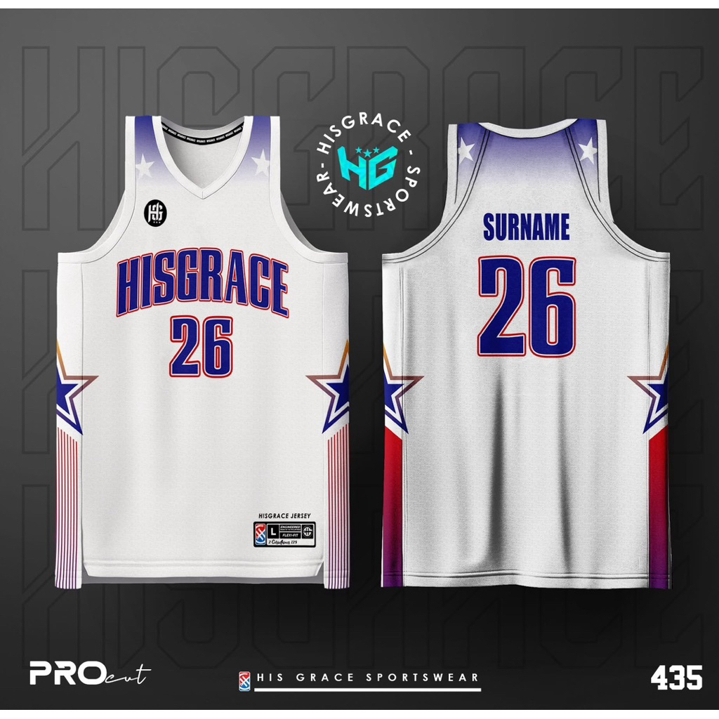435 HG BASKETBALL CONCEPT JERSEY FULL SUBLIMATION JERSEY QUALITY CUSTOMIZED UNIQUE | Shopee ...