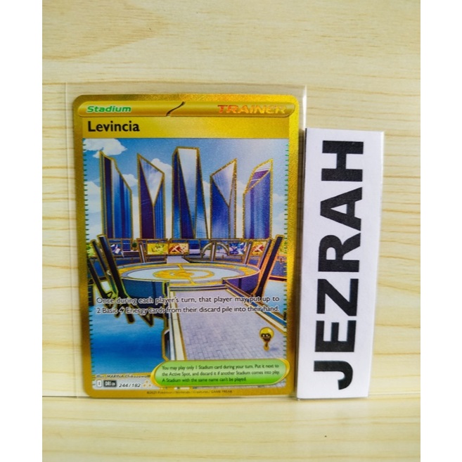 Pokemon TCG Levincia 244/182 Destined Rivals Shiny Hyper Rare | Shopee ...