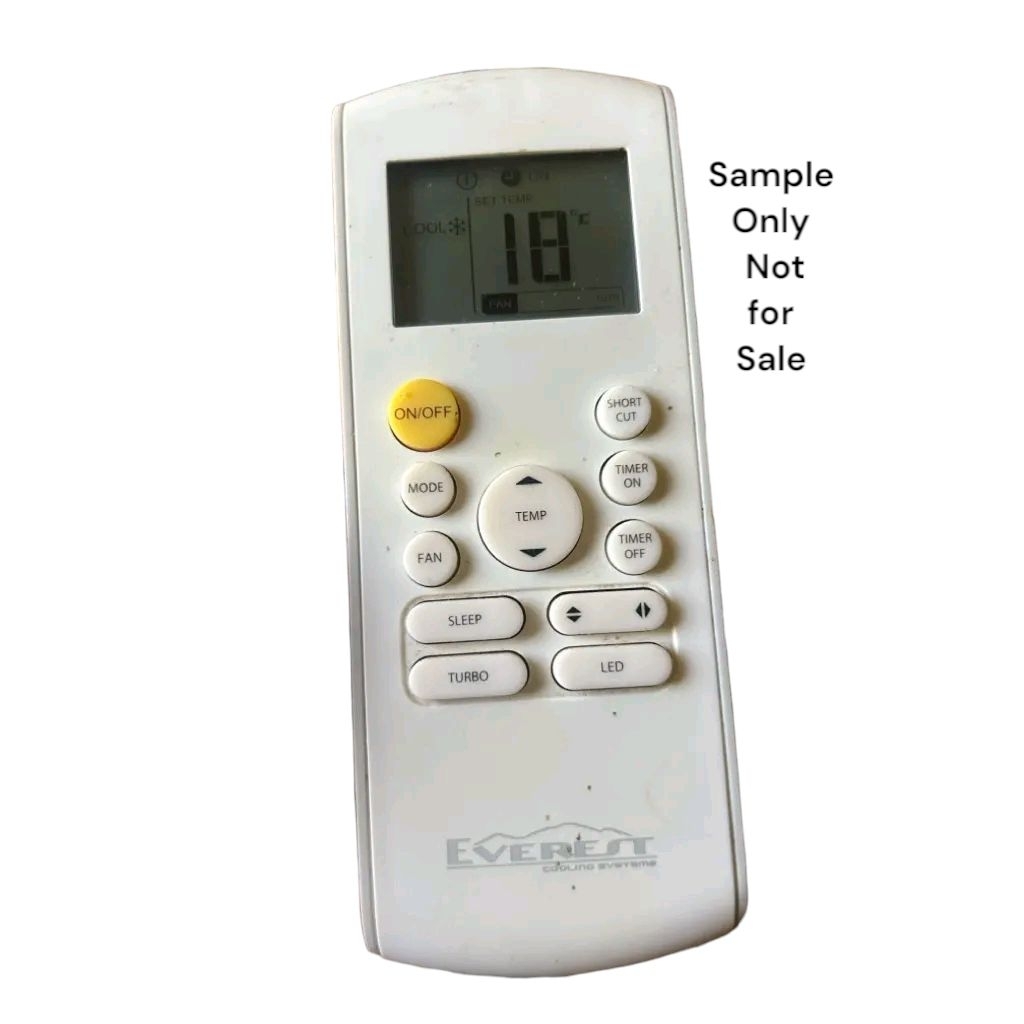 Everest Remote (Replacement for Everest AC Remote) | Shopee Philippines