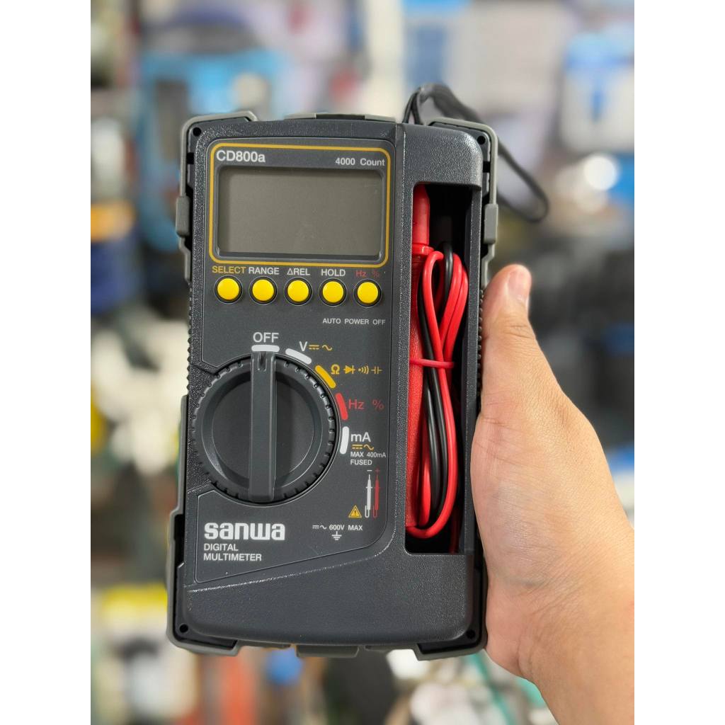 Sanwa Digital Tester Meter CD800A Multimeter Multitester CD800 All-in ...
