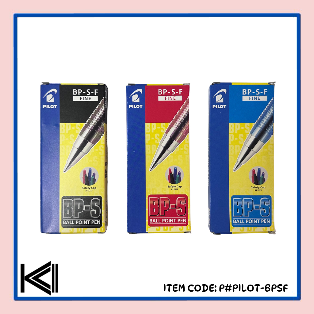 Pilot Fine Ball Point Pen 12pcs | Shopee Philippines