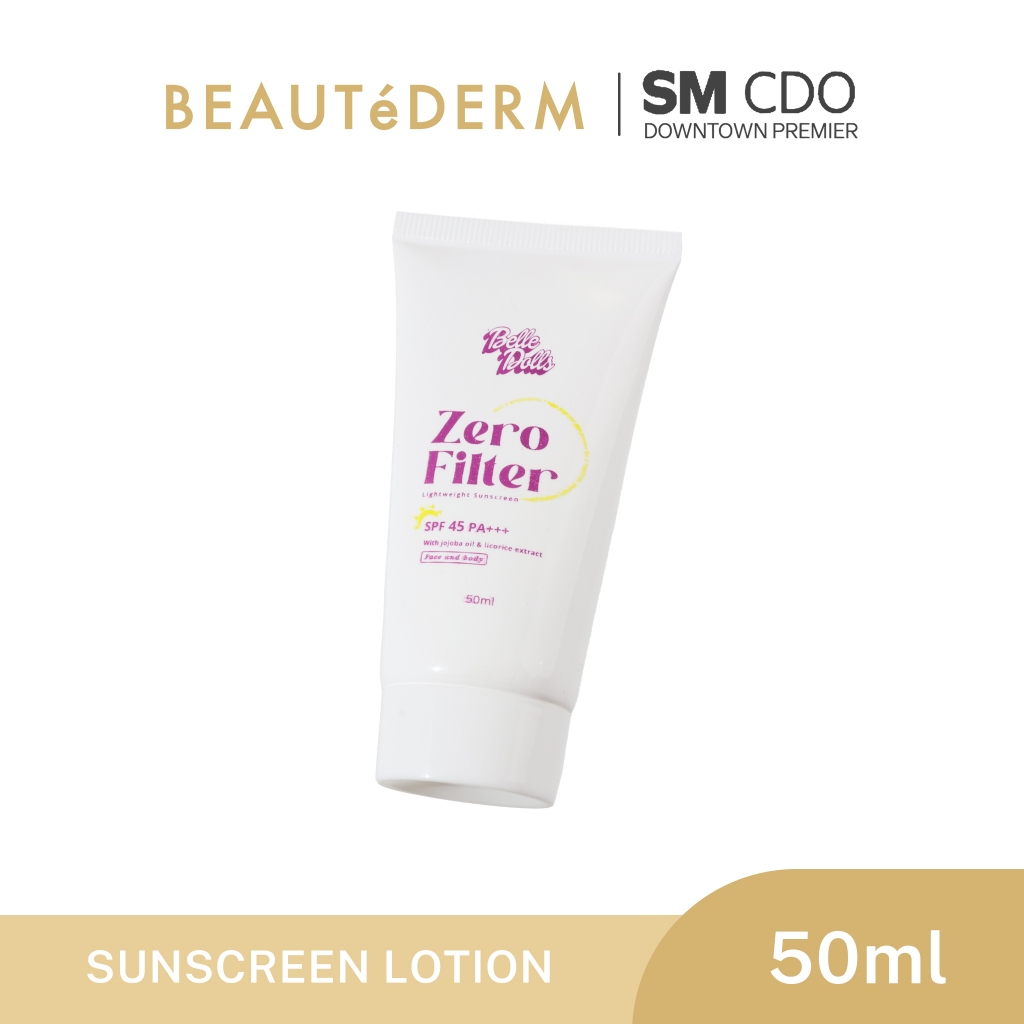 Belle Dolls Zero Filter Lotion Face and Body Sunscreen SPF 40PA ...