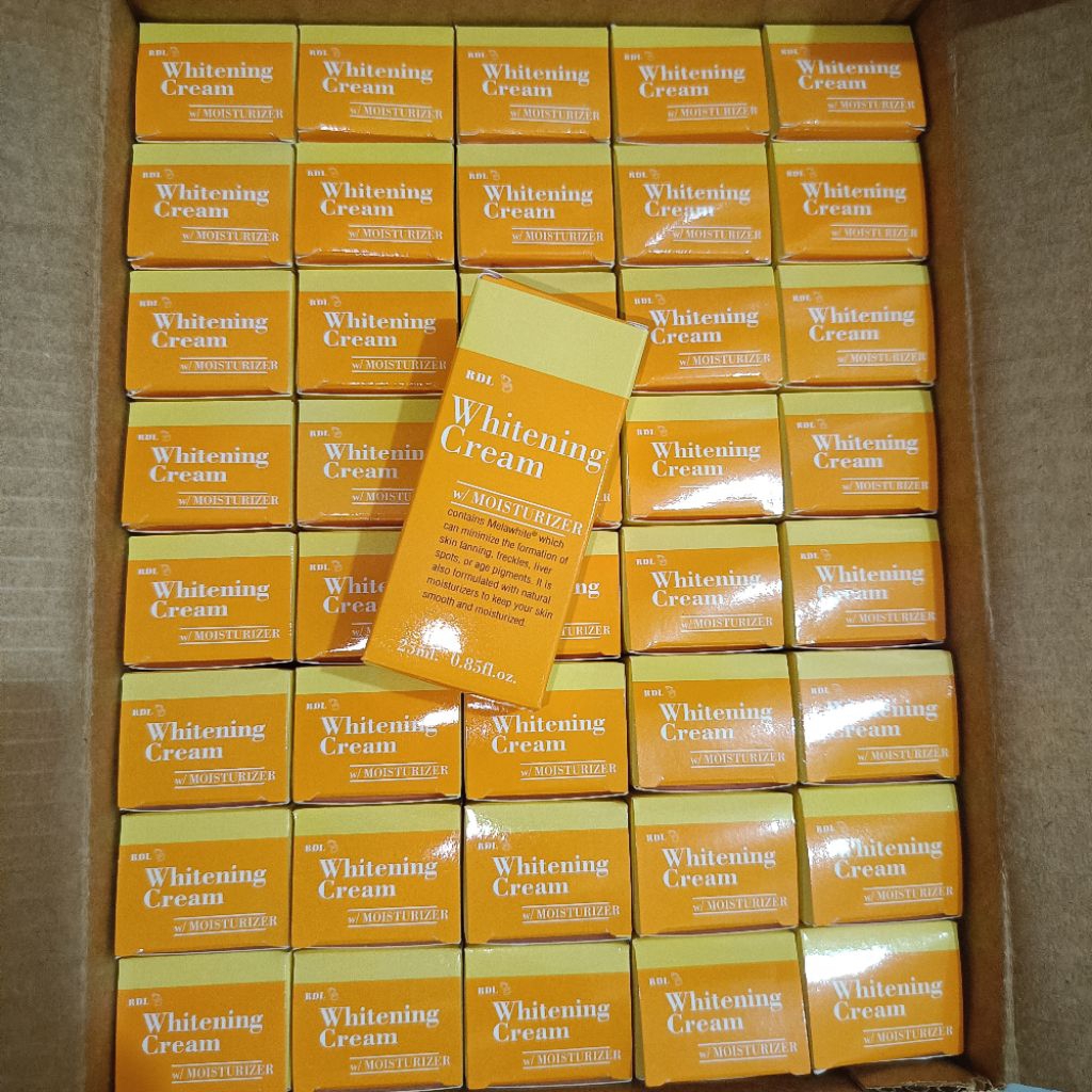 RDL WHITENING CREAM 25mL 25pcs and 50pcs | Shopee Philippines