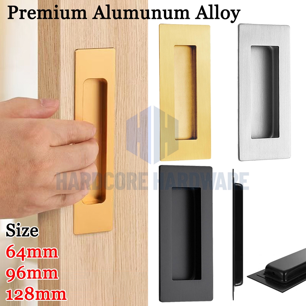 Aluminum Alloy Embed Handles Recessed Flush Handle Hidden Cabinet ...