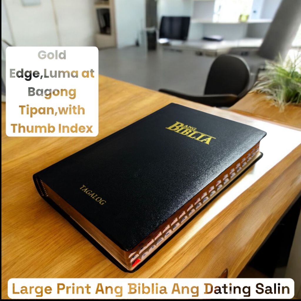 Ang Biblia Tagalog Ang Dating Salin Leather Flex with Thumb Index ...