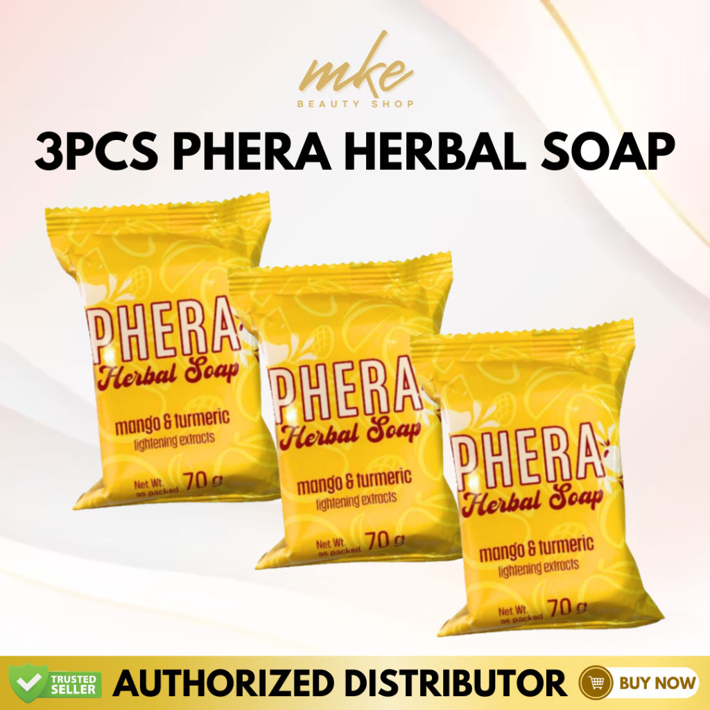 3PCS PHERA HERBAL SOAP BY MIXTRUE BEAUTY FOR ALL SKIN TYPES | Shopee Philippines