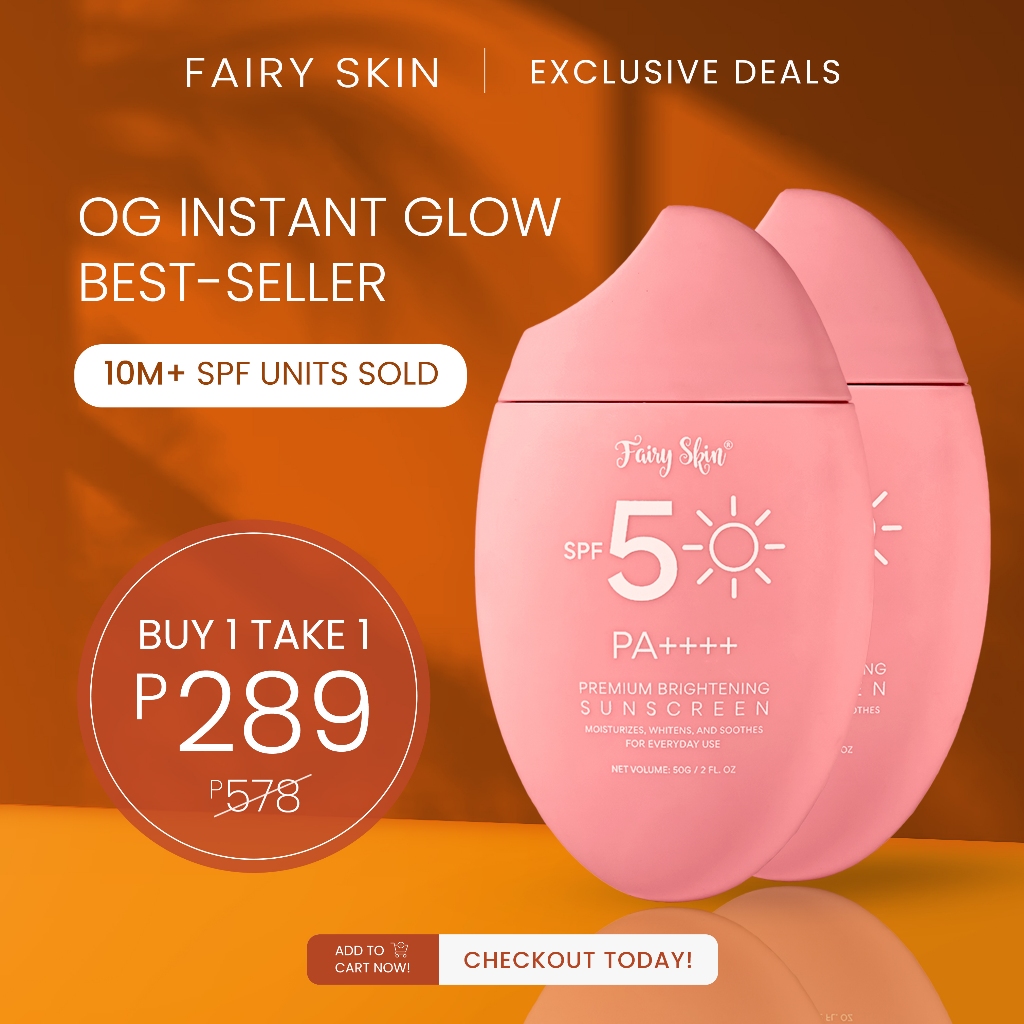 Fairy Skin Premium Brightening Sunscreen SPF 50 PA++++ | Broad-spectrum ...