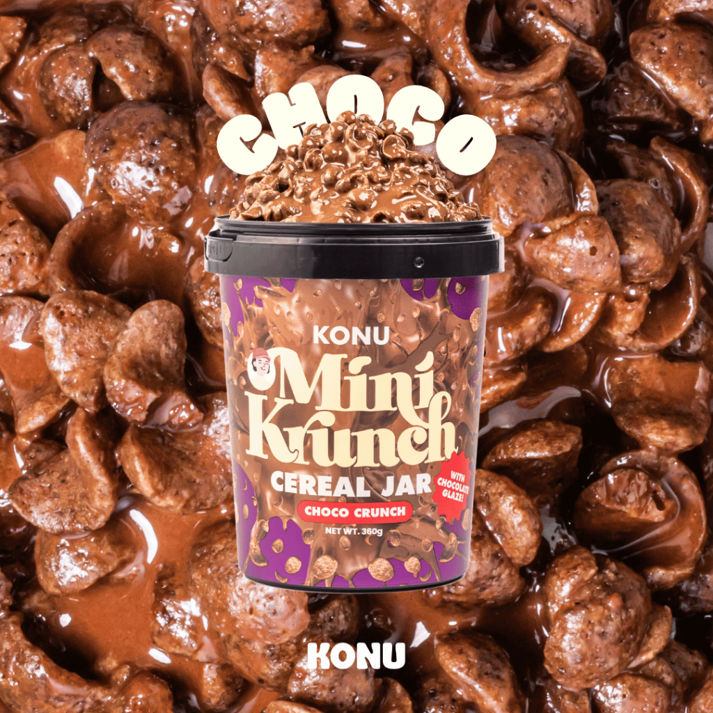 KONU Mini Krunch Extra Big Cereal Jar 360g | Shopee Philippines