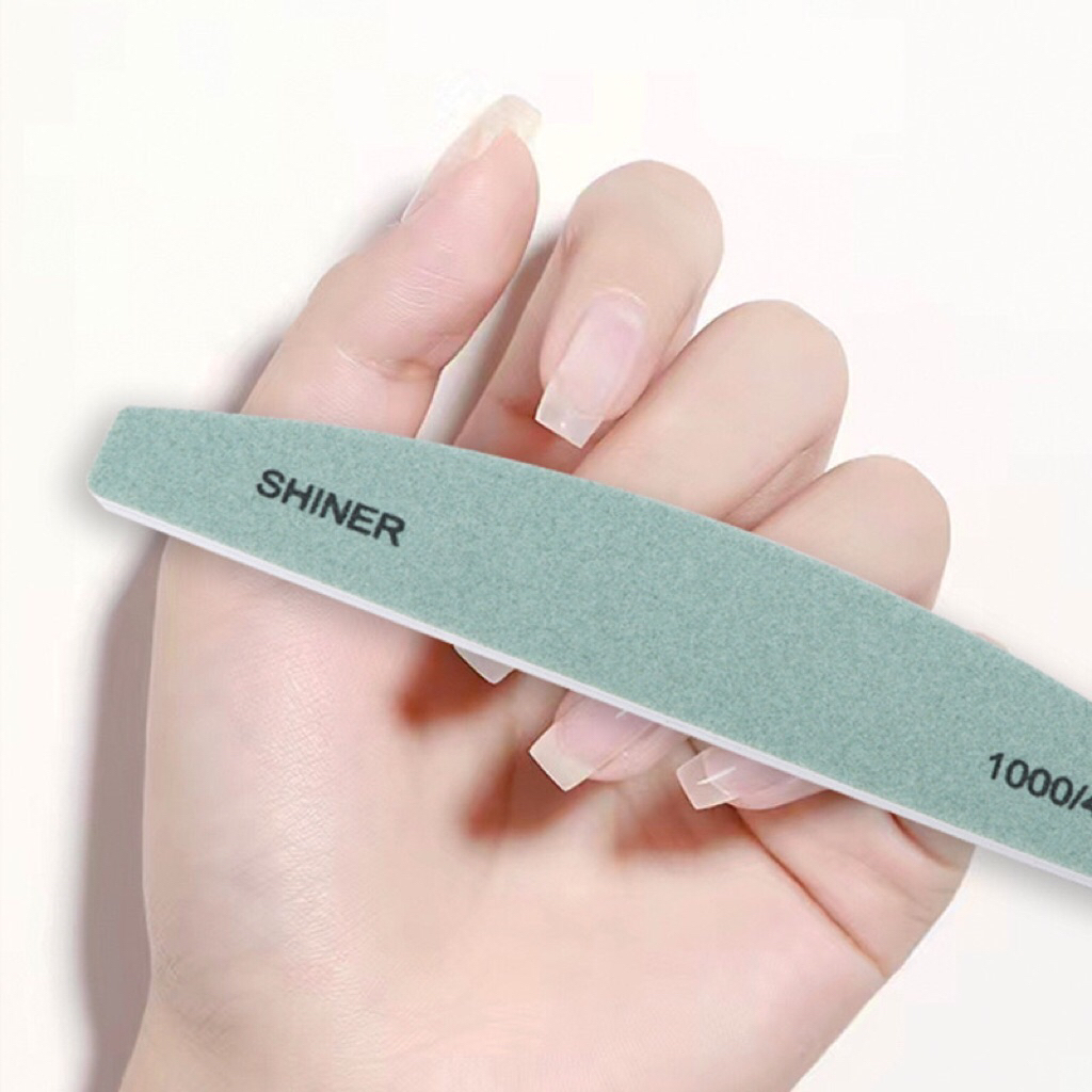 Nail Files Sponge Buffer 1000/4000 Comb Sandpaper Manicure Tool Set ...