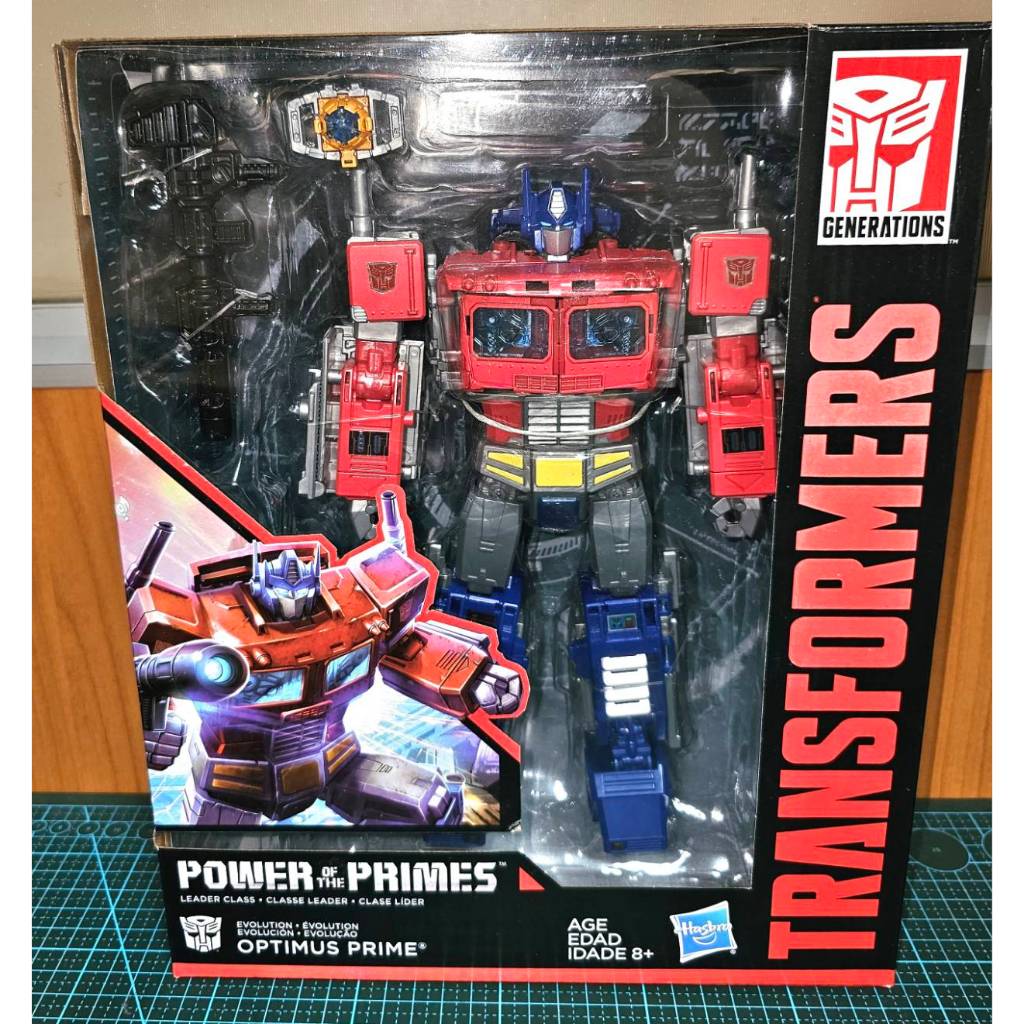 Transformers TF POTP Optimus Prime Leader Class Power of the Primes ...