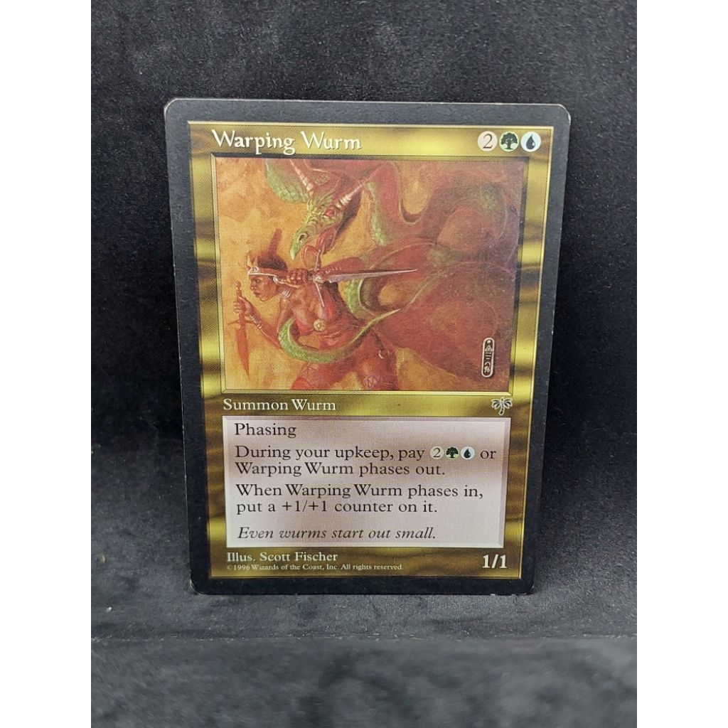 Warping Wurm from Mirage Rare Non-Foil 1996 English MTG Card ...