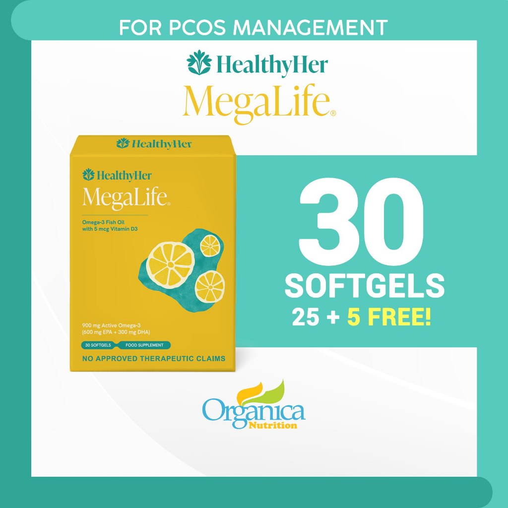 [25+5 FREE] Megalife Omega 3 Fish Oil Vitamin D3 with Lemon Oil Women ...