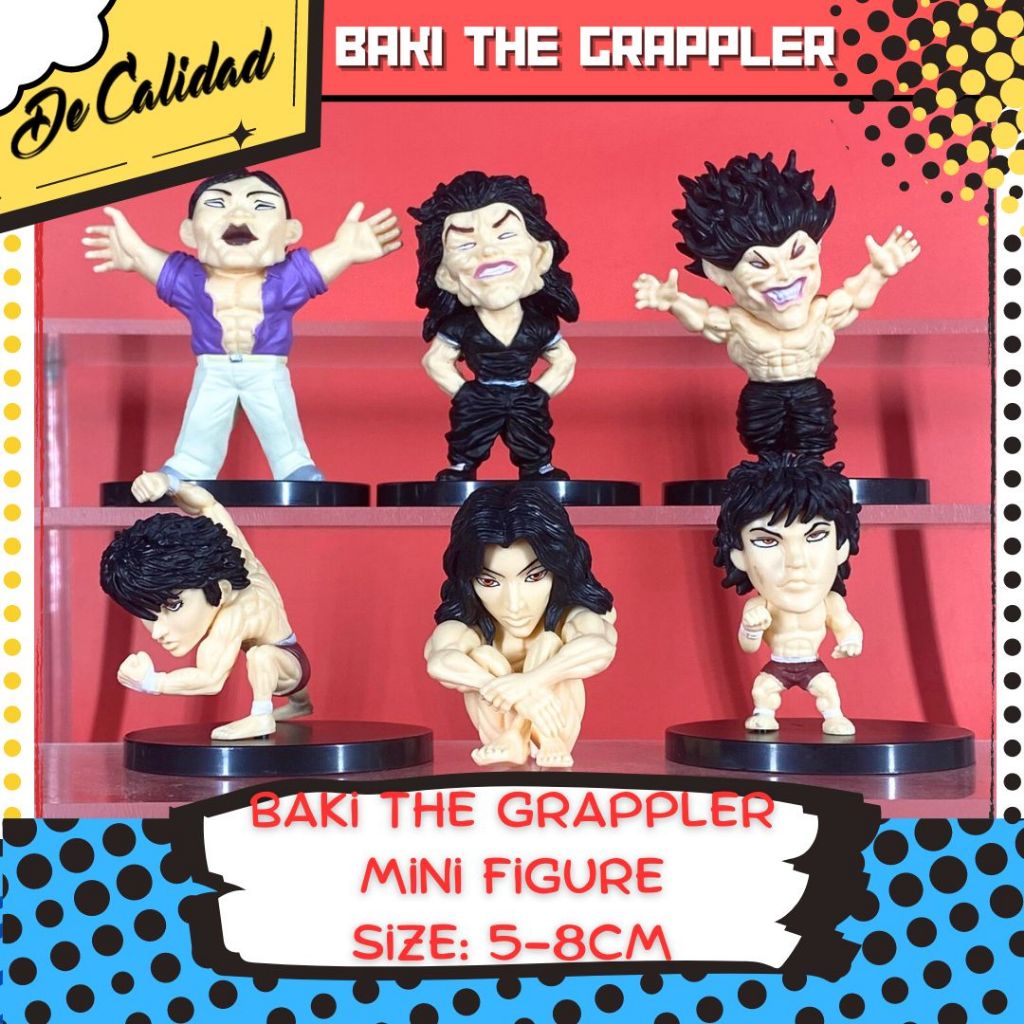 Baki The Grappler Babki Hanma Pickle Kaoru Hanayama Yujiro Mini Figure ...