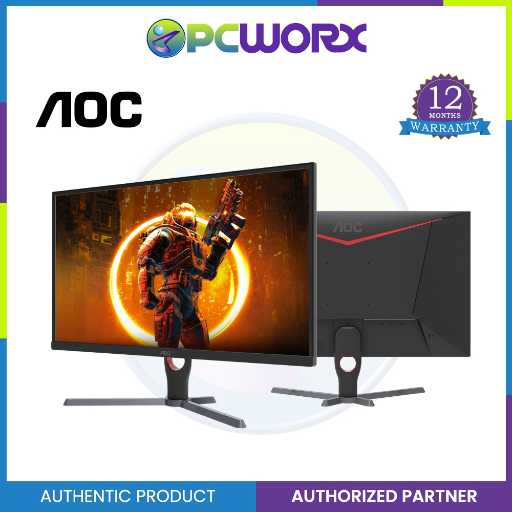 AOC 24G11E 23.8" 1920 × 1080 (FHD) Fast IPS 180Hz 1ms Adaptive Sync ...