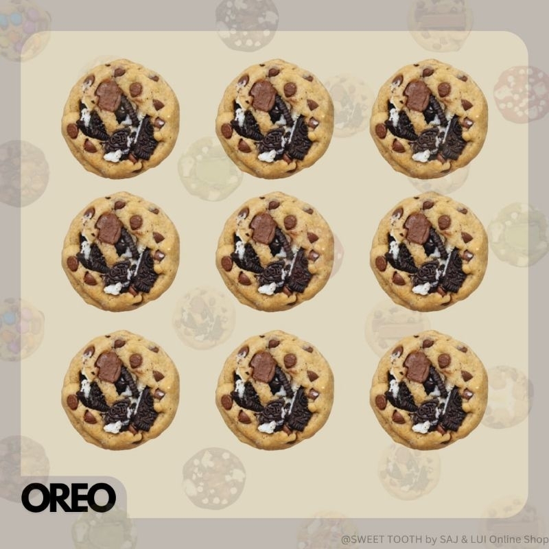 Sweet Tooth 9PCS PALM SIZE FLAVORED COOKIES SELECT YOUR FLAVORS ...