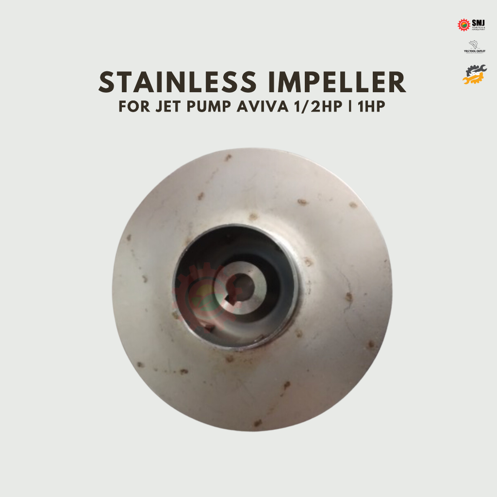 JET PUMP IMPELLER AVIVA 1/2 & 1hp Stainless water pump IMPELLER ...