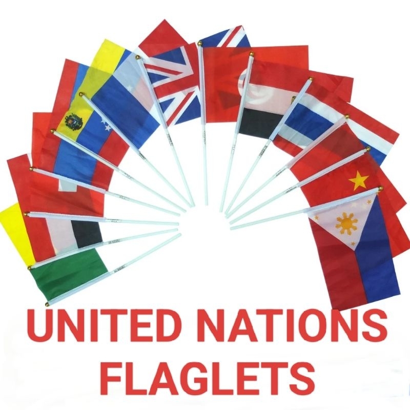 FLAGLETS FOR UNITED NATIONS SOLD PER PIECE | Shopee Philippines