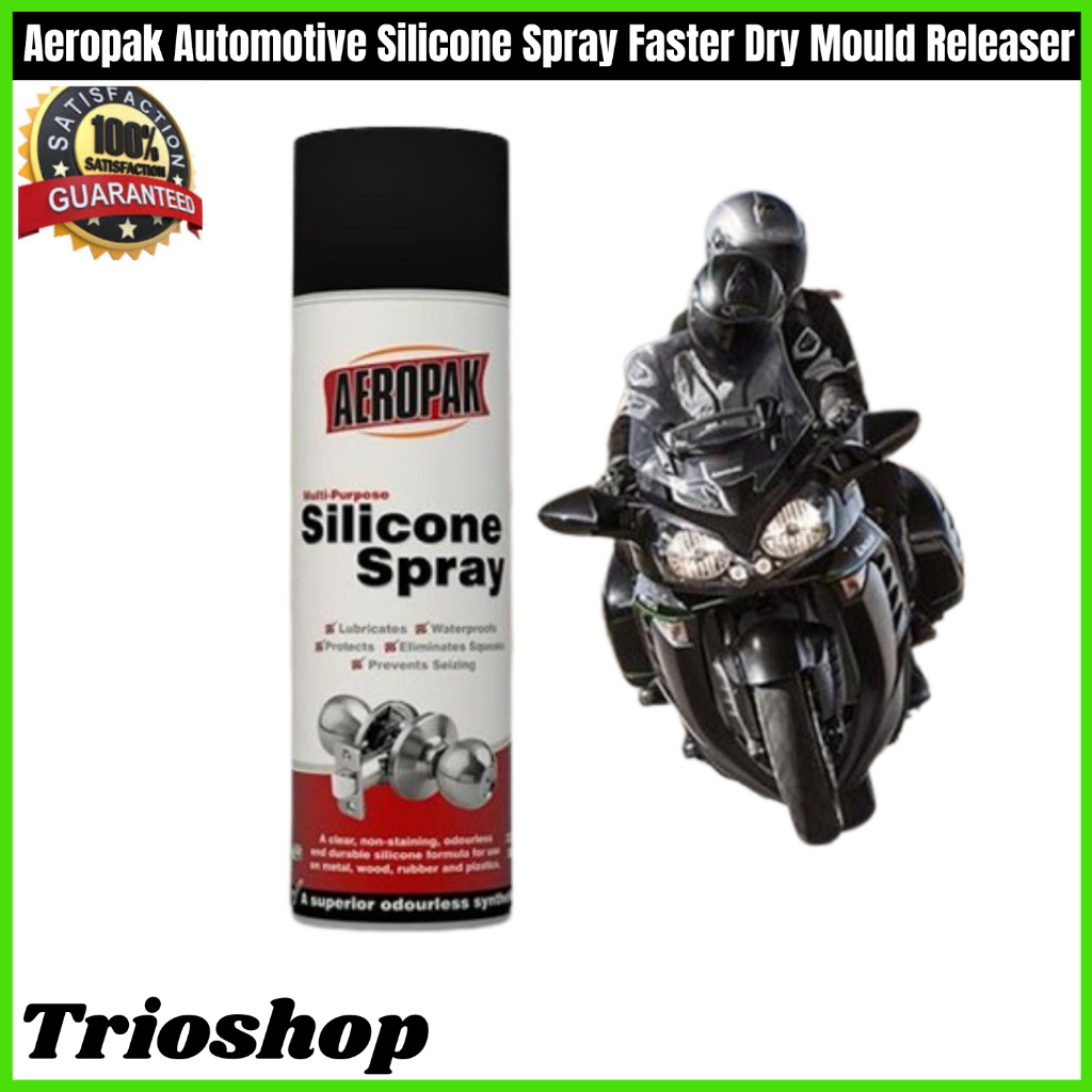 Aeropak Automotive Silicone Spray Faster Dry Mould Releaser 350g 500ml ...
