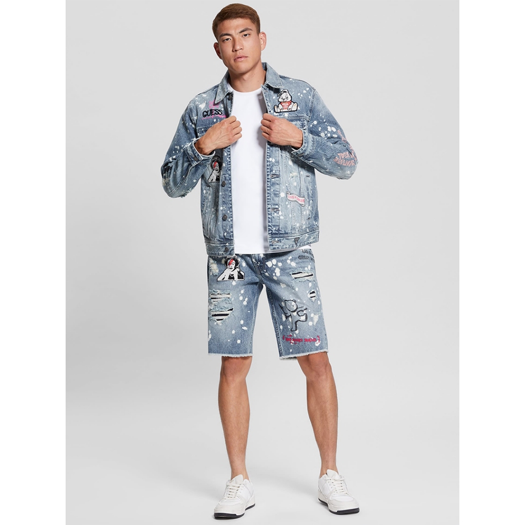 GUESS Dean Denim Jacket | Shopee Philippines