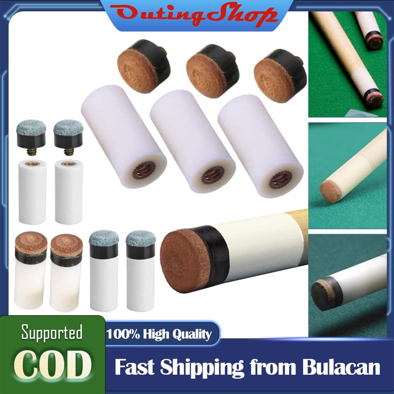 5/10Pcs Screw Tip Brown Ferrule Billiard Pool Cue Stick Screw-on Tips ...