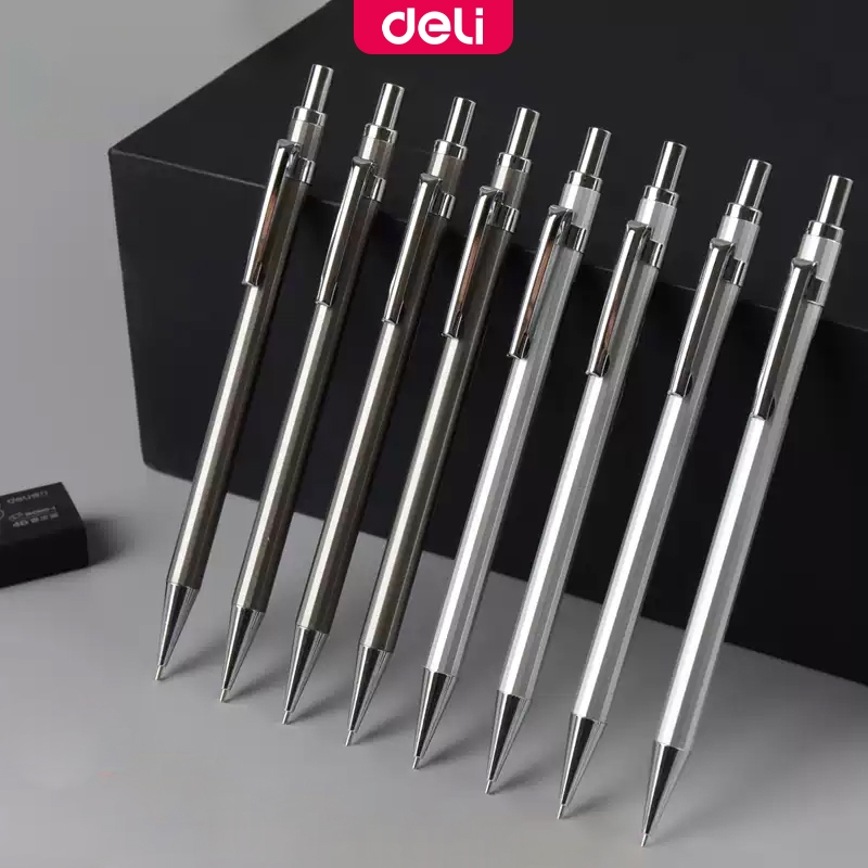 Deli 0.5mm/0.7mm Metal Active Pencil S001 S002 | Shopee Philippines