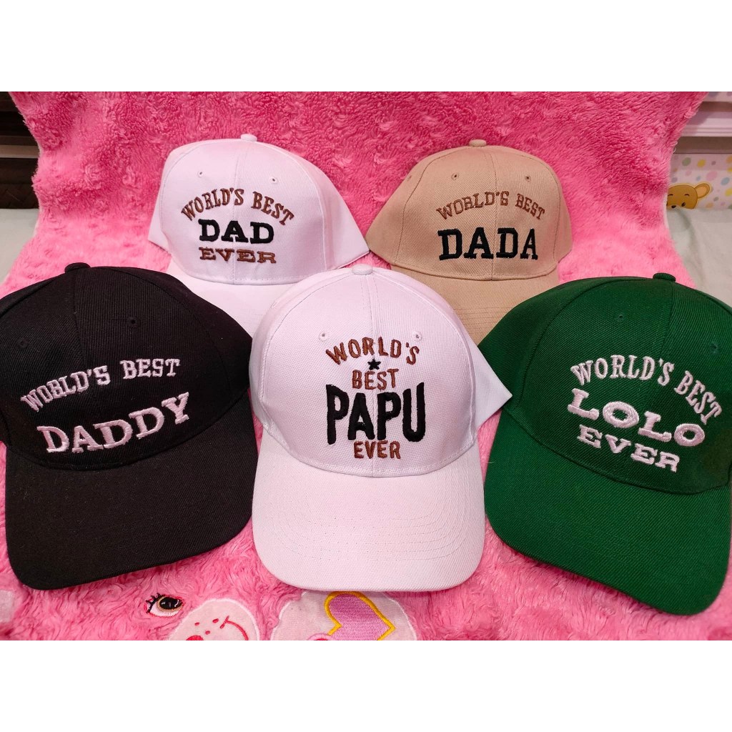World's Best Dad Baseball Cap ( Lolo ) | Shopee Philippines