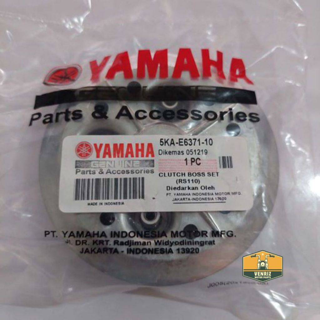 [Genuine PartNo.5KA-E6371-10] CLUTCH HUB CLUTCH WHEEL SET - Yamaha ...