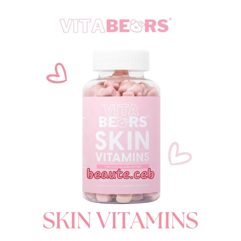 Vitabears Skin Vitamins (60pcs/bottle) | Shopee Philippines