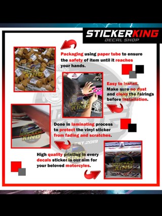 CLICK 125 V2 VARIO HAYABUSA DECALS WITH FREEBIES WATEPROOF LAMINATED ...