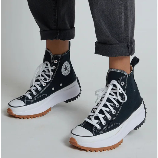 Class A shoes Converse Run Star Hike High Top Rubber Shoes | Shopee ...