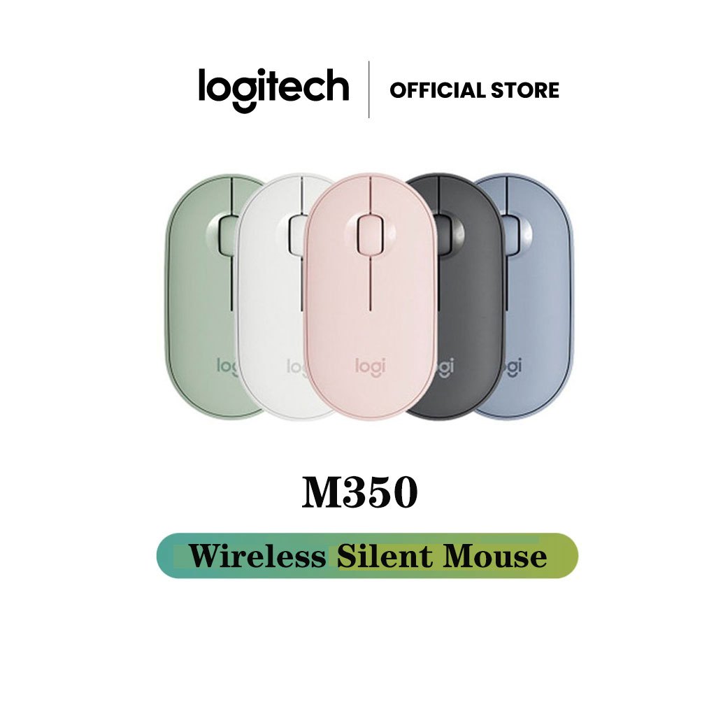 Logitech mouse logitech 350 silent mouse wireless mouse pink mouse ...