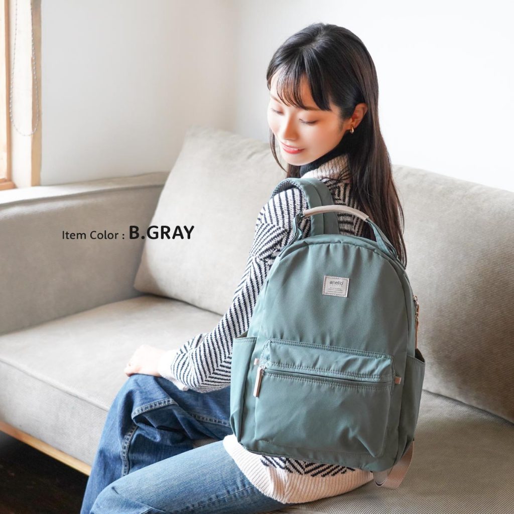 [anello GRANDE] Backpack Lightweight Multiple compartments A4 motte ...
