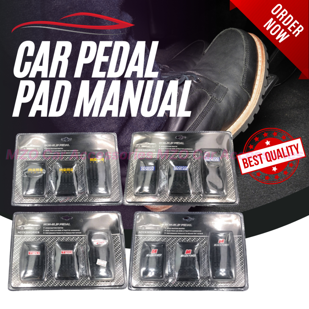Universal Pedal Pad for Manual Vehicles Pedals Pads MOMO and SPARCO ...
