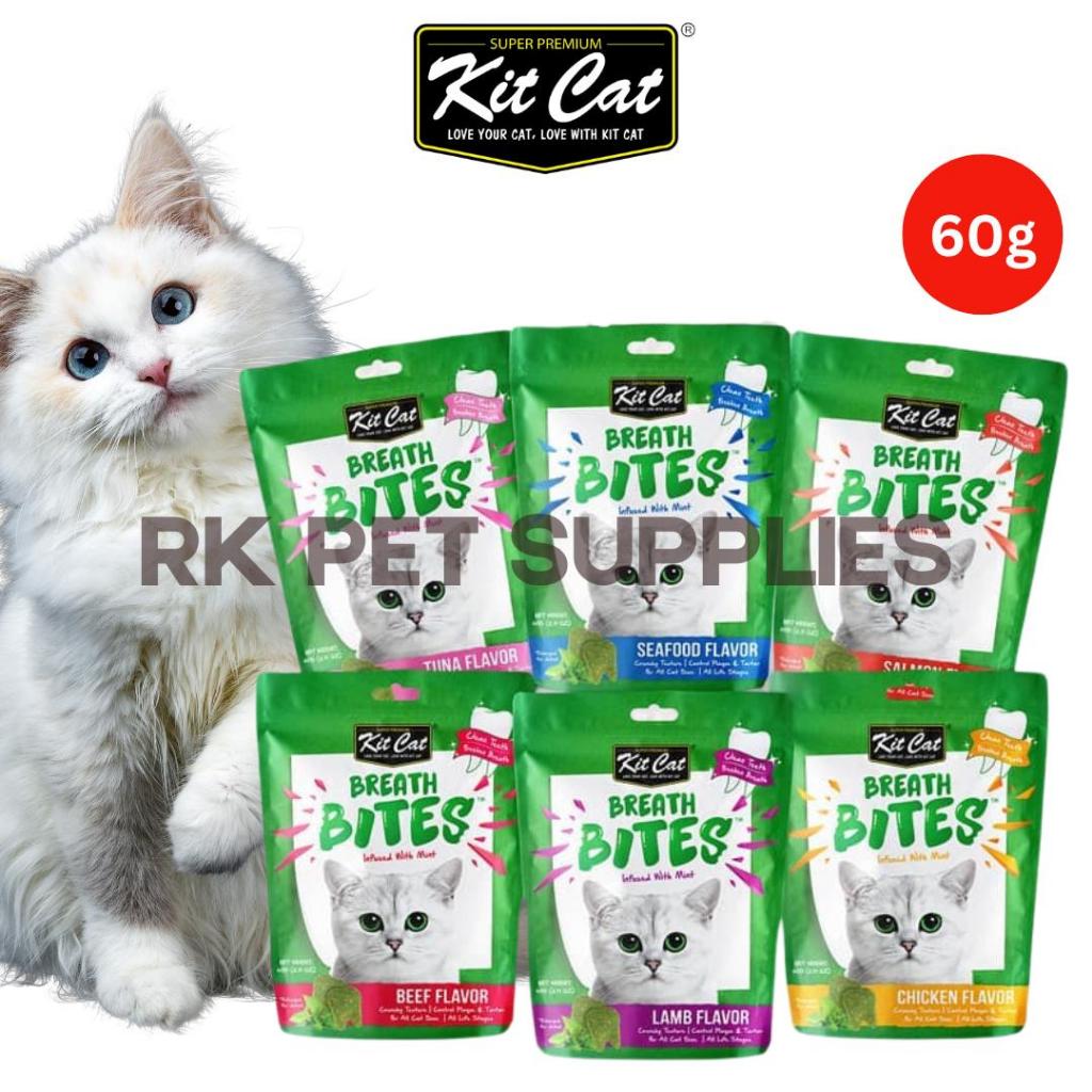 Kitcat Kit Cat Cat Snack 60g Cat Treat Cat Food Breath Bites Pet ...