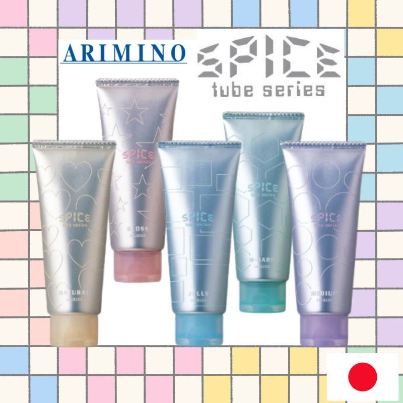 ARIMINO SPICE TUBE SERIES【5 type】Natural/Medium/W Hard/Gloss/Jelly 100g | Shopee Philippines
