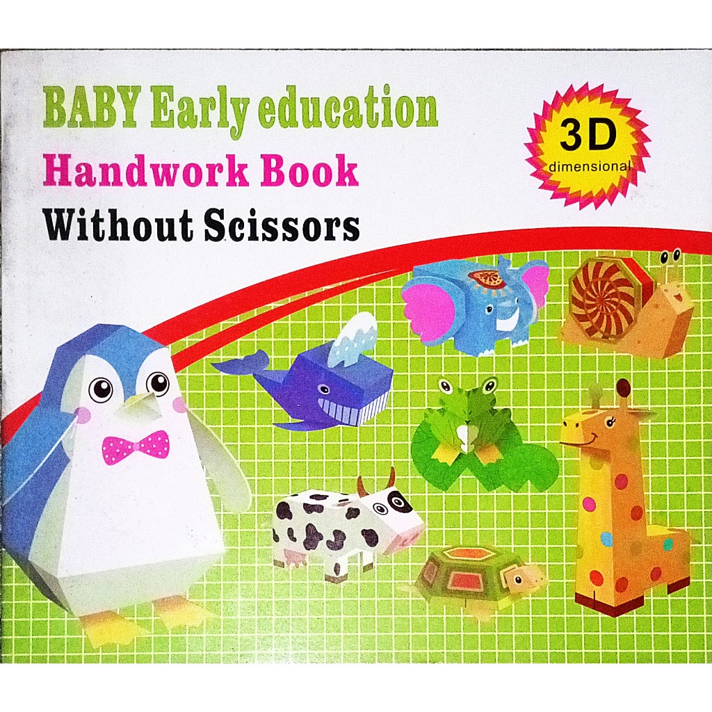 FUNandSMART 3 sets 3D Papercraft Books Set A | Shopee Philippines