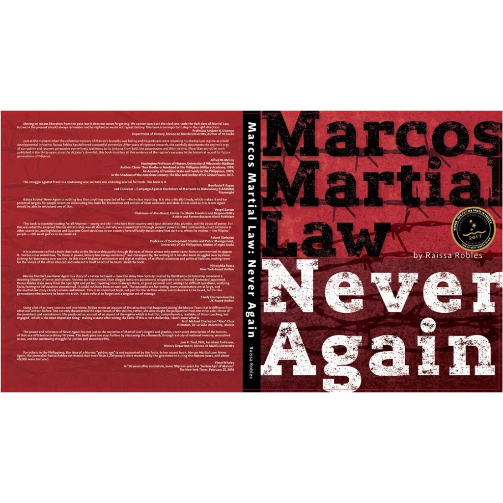 Marcos Martial Law: Never Again by Raissa Robles – Harbound Book ...
