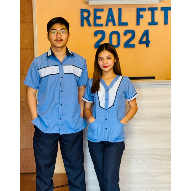 Real Fit Ready to Wear Plain Cotton Thursday Uniform Polo and Blouse ...