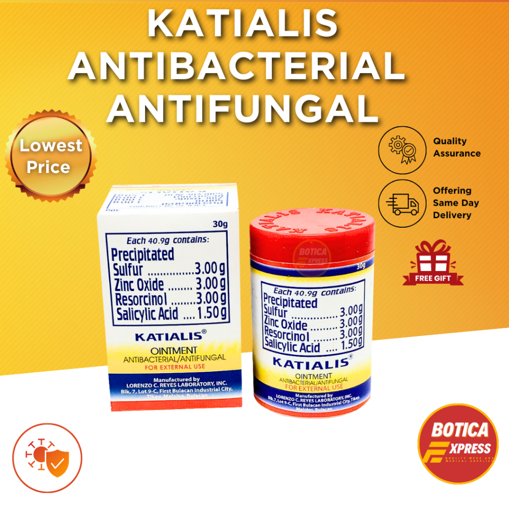 KATIALIS Ointment Antibacterial/Antifungal 5g | 15g | 30g | Shopee ...