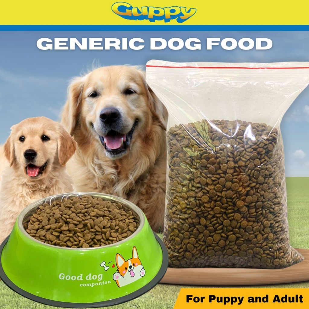 Generic Dog Food Dry Food for Puppy and Adult Dog 500g and 1kg | Shopee Philippines