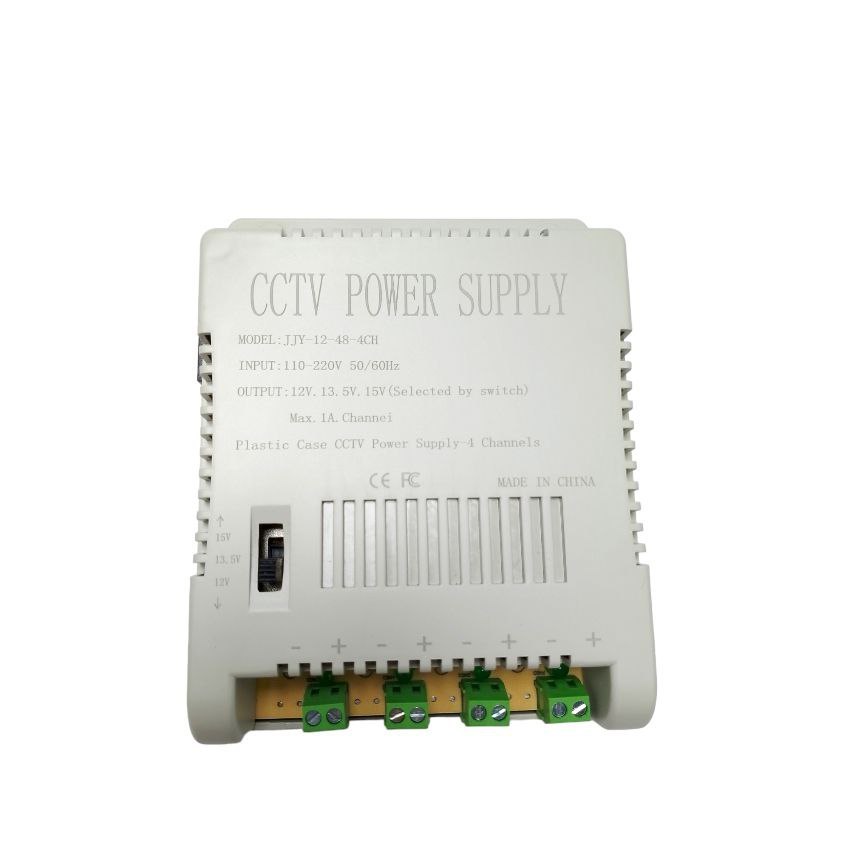 4CH 12V 1A CCTV Centralized Power Supply Channel Output Switching Mode ...