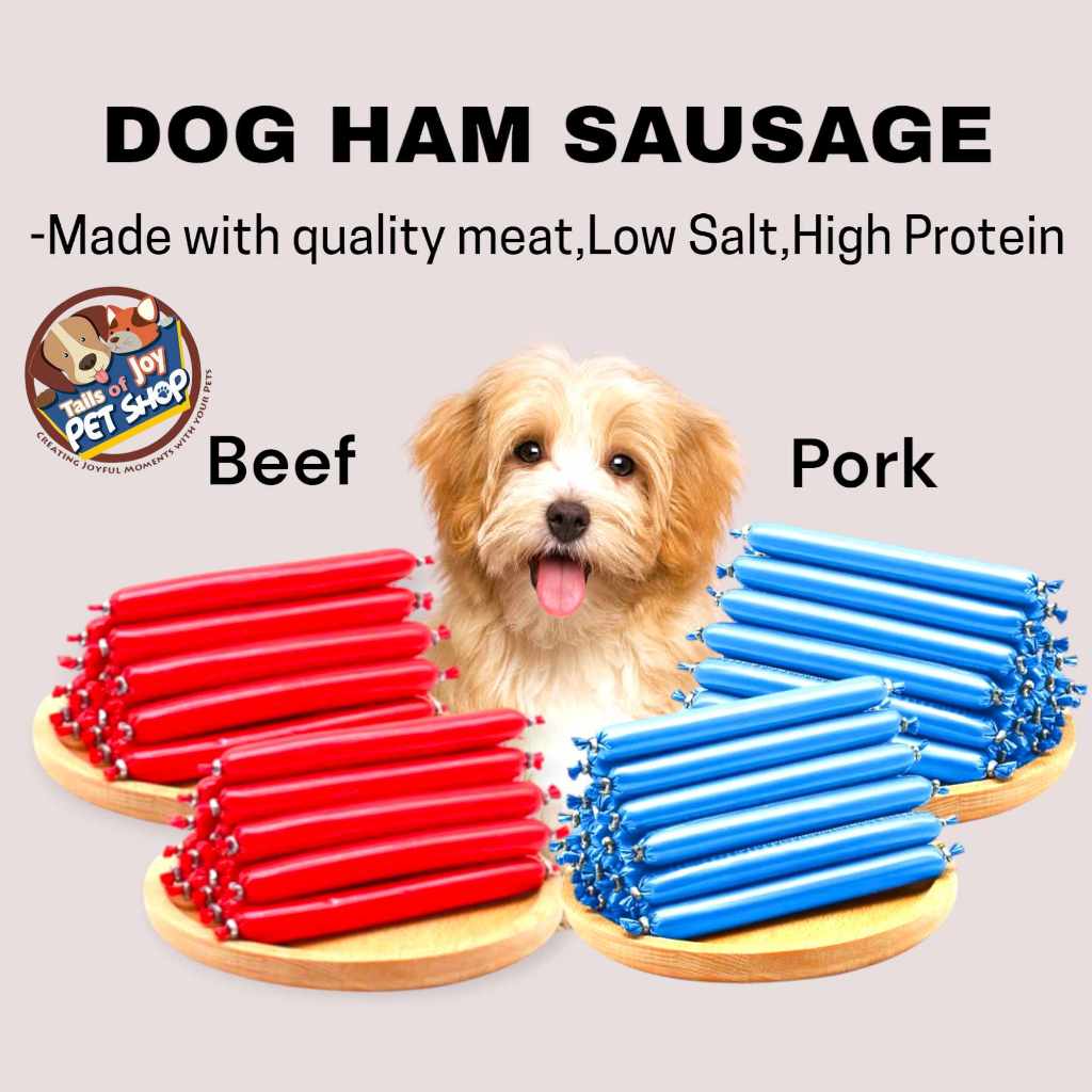 TOJ! PET SNACKS DOG HAM SAUSAGE 1pc (15GMS) | Shopee Philippines